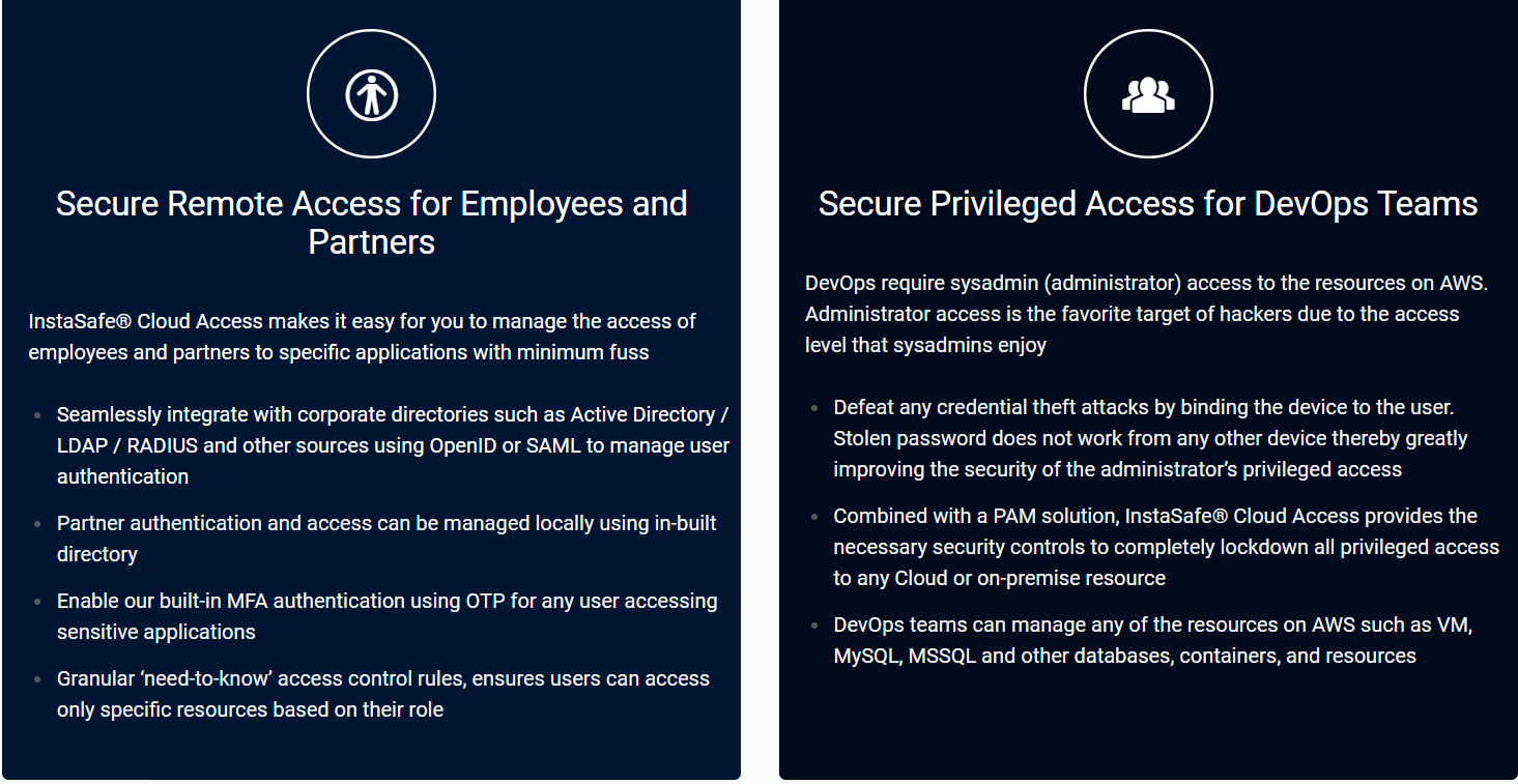 Aws Access Instasafe Cloud Access For Aws